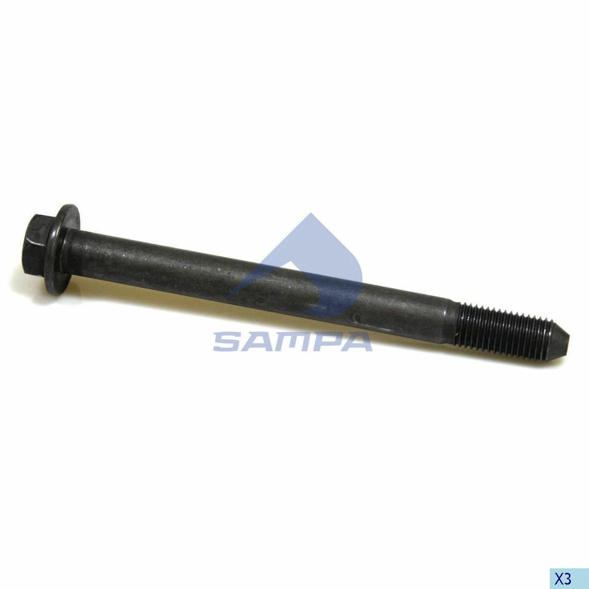 Болт рессоры! M20x2.5/223 Volvo SAMPA арт. 102252