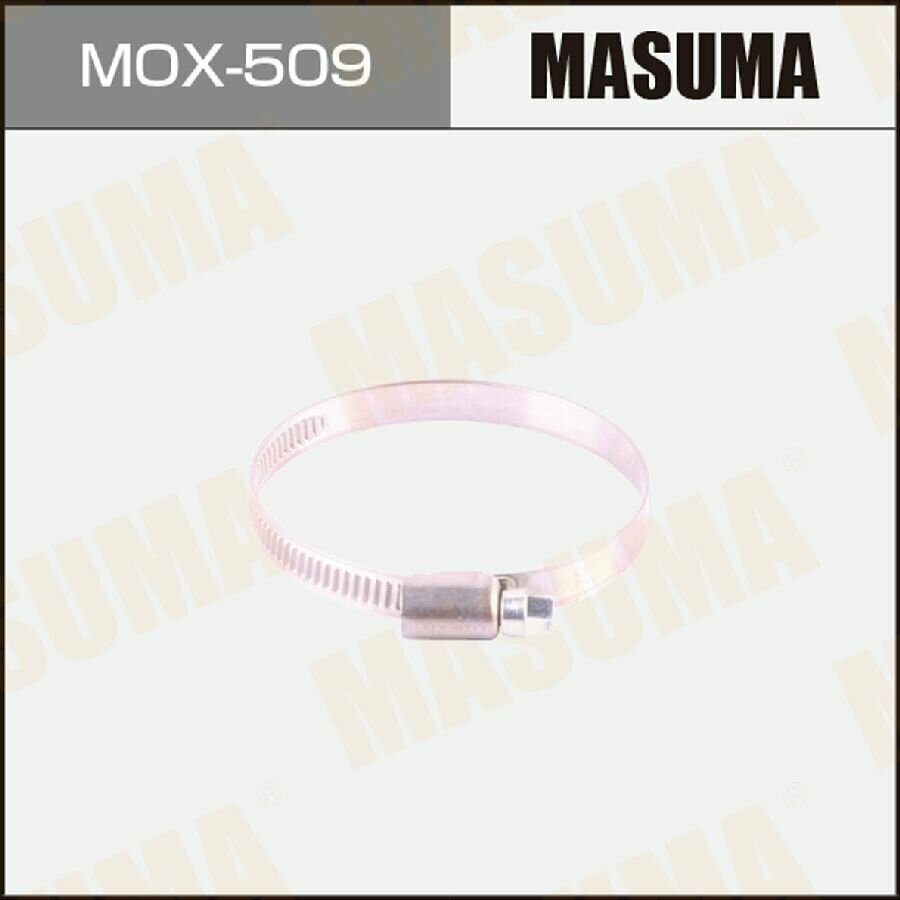 Хомут червячный MASUMA, 50-70mm / H-9mm (нержавеющая сталь) (уп10, шт