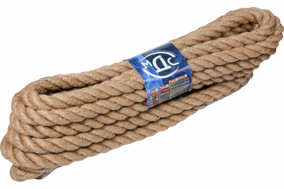 Торгово-производственная компания МДС Джутовый канат 20 мм, длина 10 м, код 7930050322131
