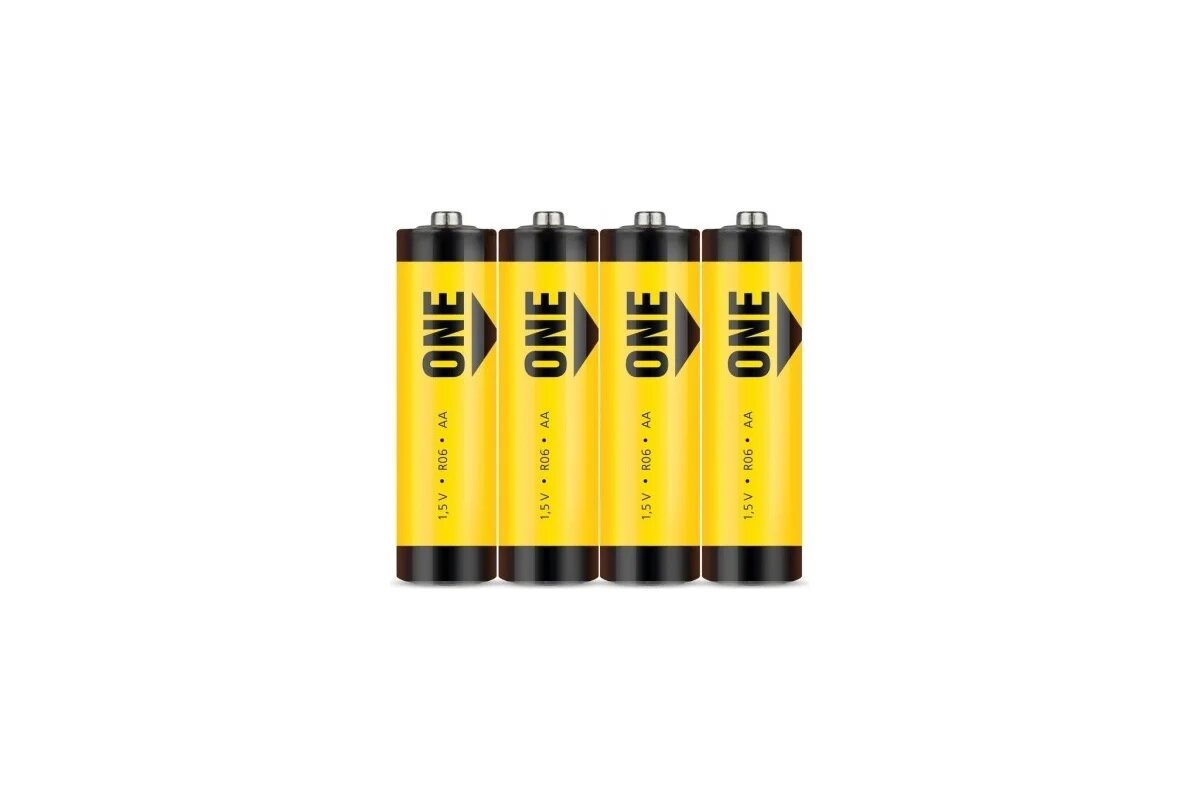 Smartbuy солевая батарейка One R6/4S (60/600), упаковка 4 шт SOBZ-2A04S-Eco.