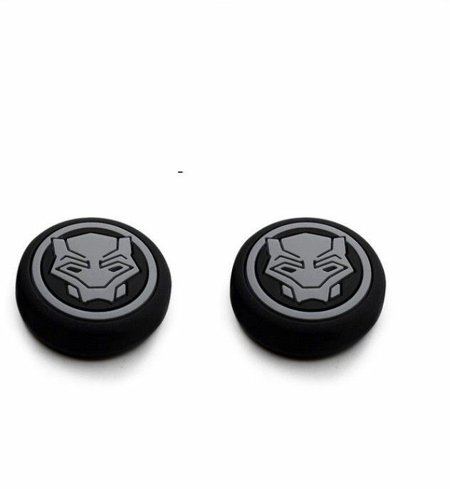 Защитные силиконовые накладки для джойстика PS5 DualSense, PS4 DualShock, Xbox 360 Xbox One Series Original Black Panther