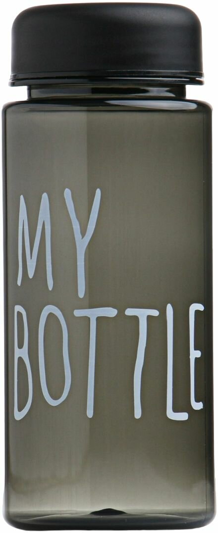 Бутылка для воды многоразовая "My bottle", объем 400 мл, пластиковая, 20х6 см