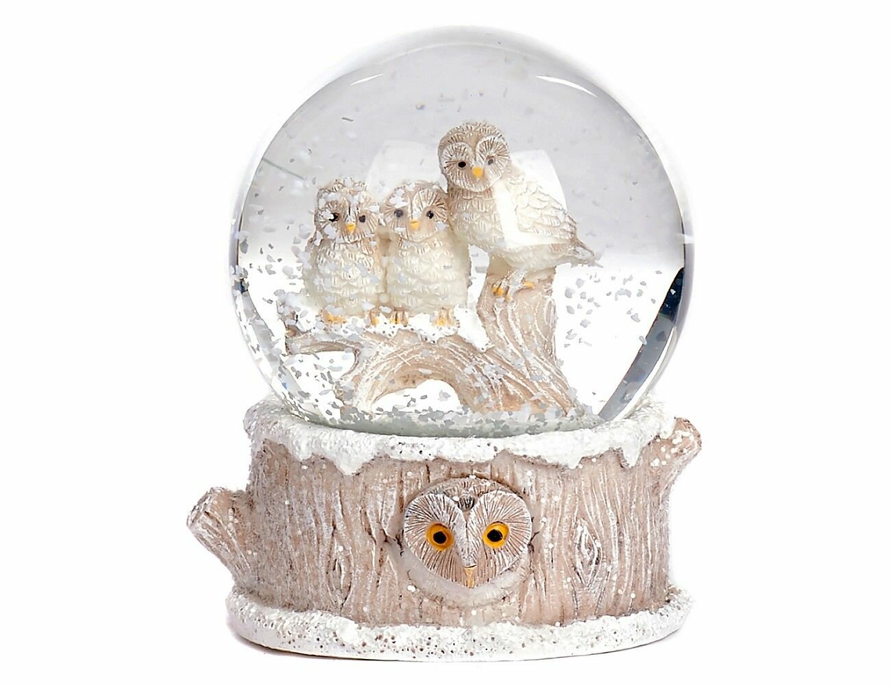 Снежный шар, ахти И анти, полистоун, стекло, 9 см, Goodwill