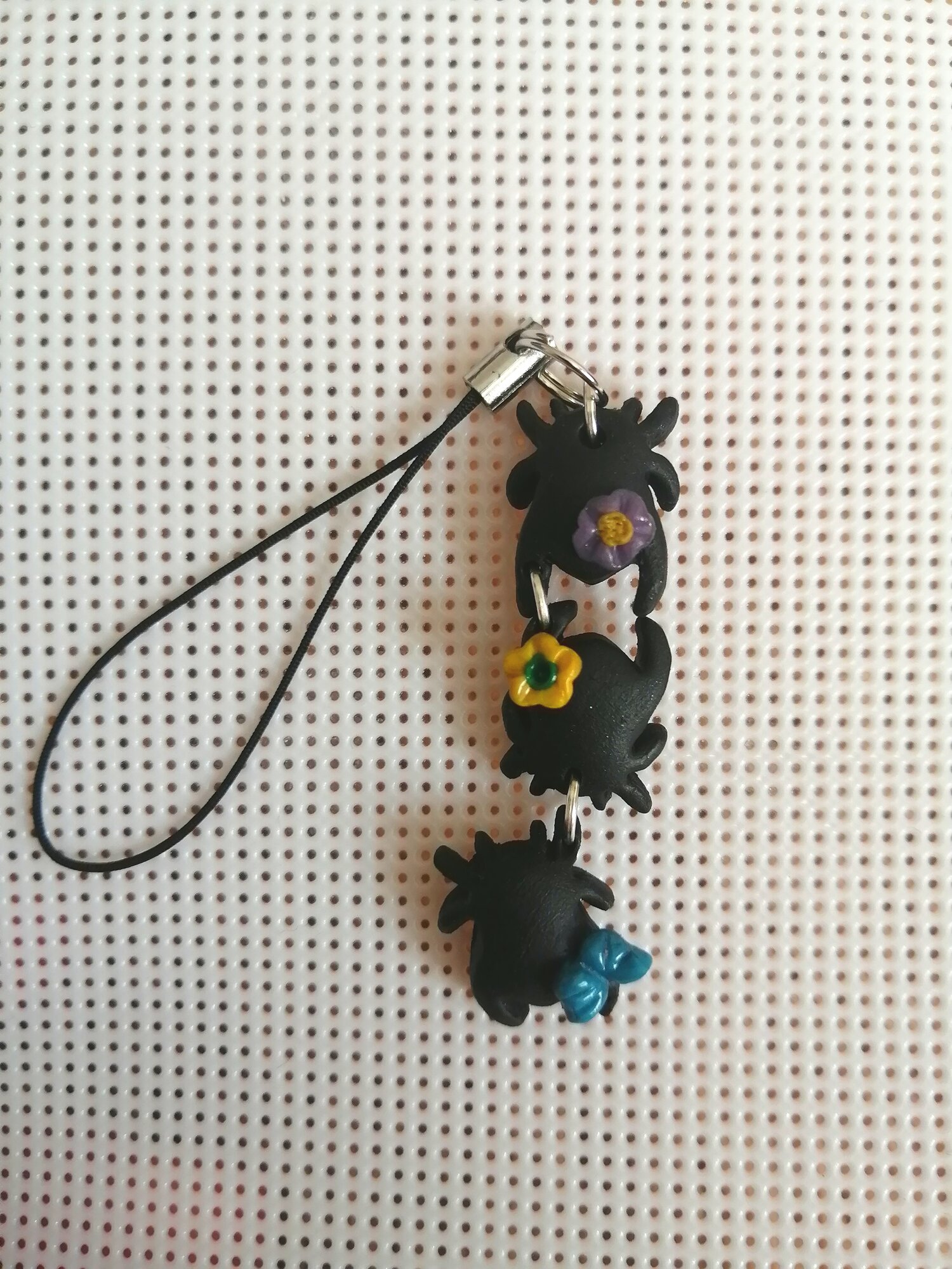 Маячок, брелок для ножниц "Паучок"