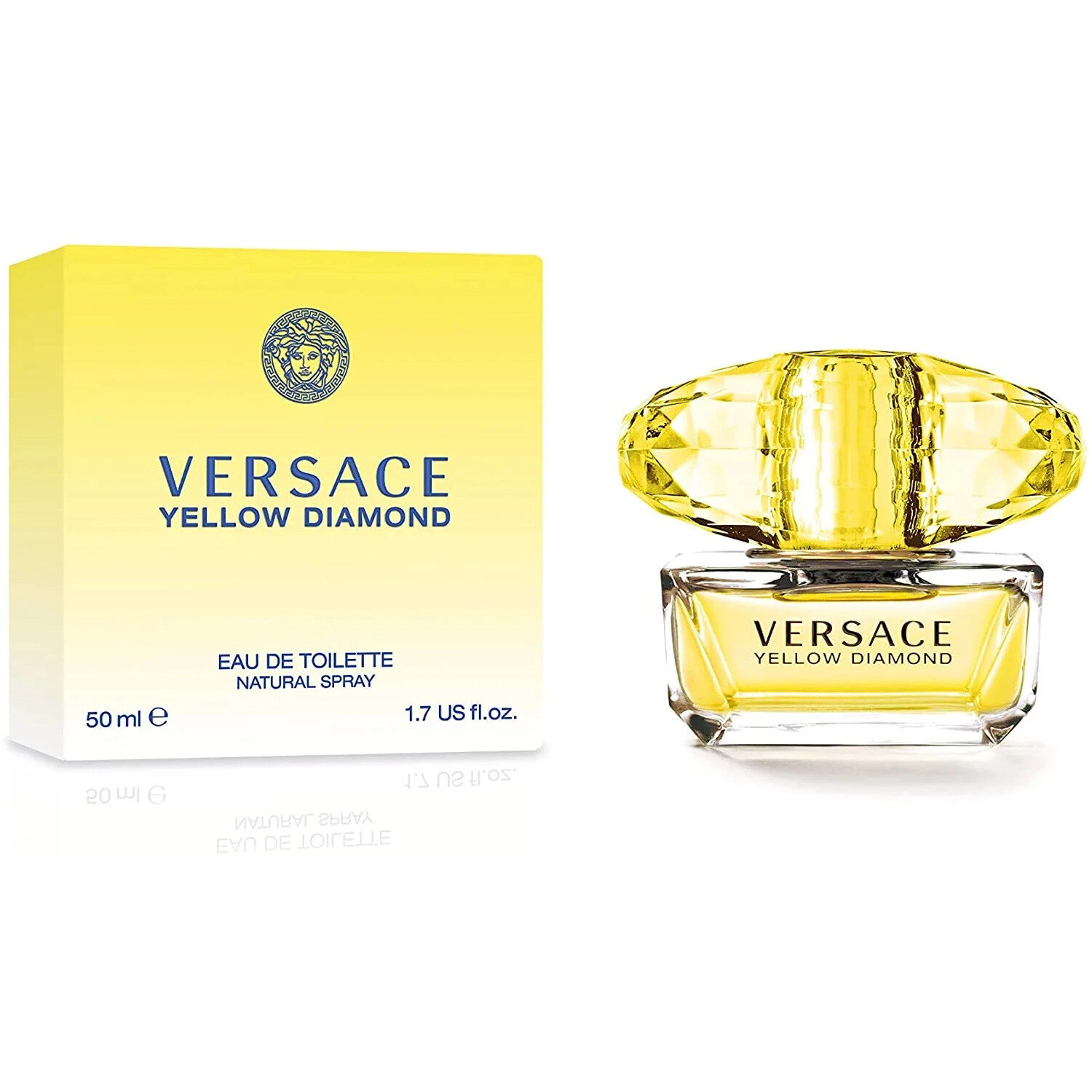 Туалетная вода Versace "Yellow Diamond", для женщин, цветочные ноты, 50 мл