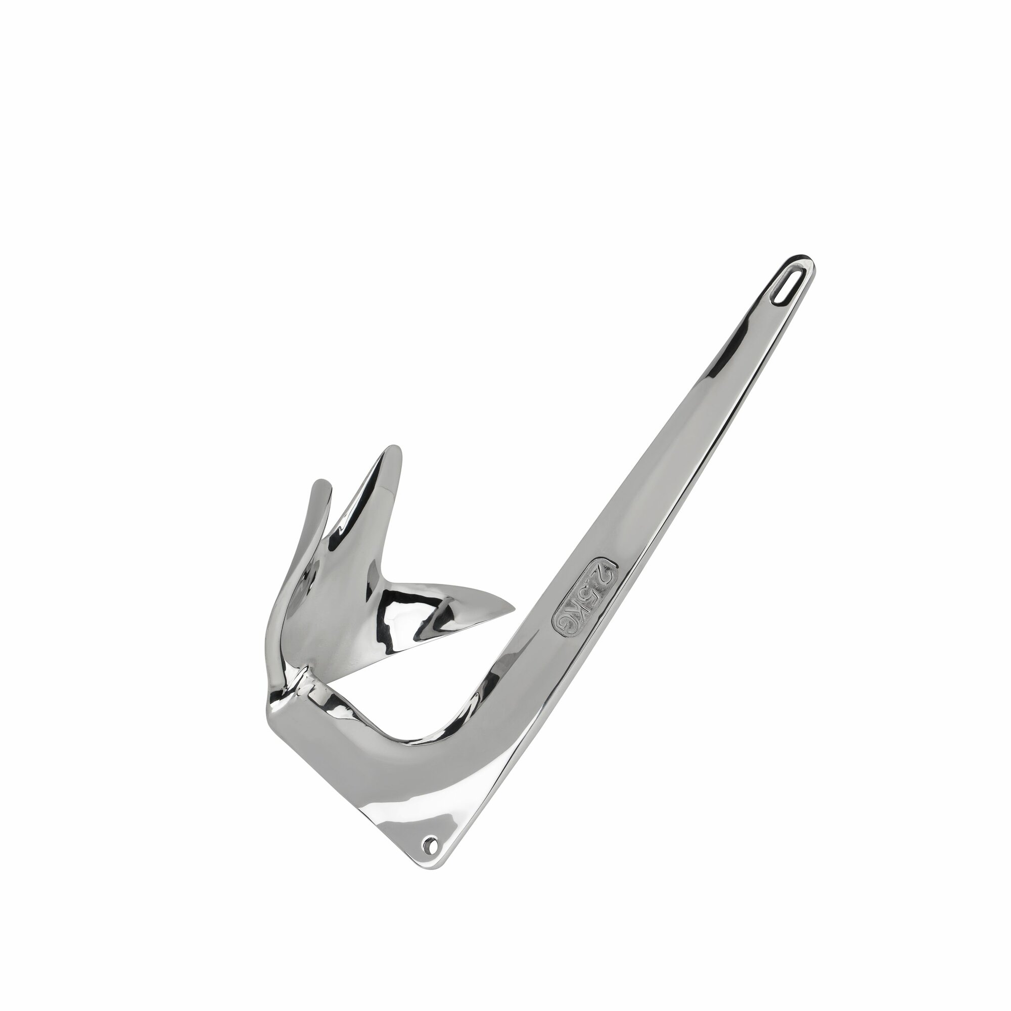 Якорь Брюса Skipper 4,4 фунта (2 кг) из нержавеющей стали AISI 316 для лодок до 18 футов