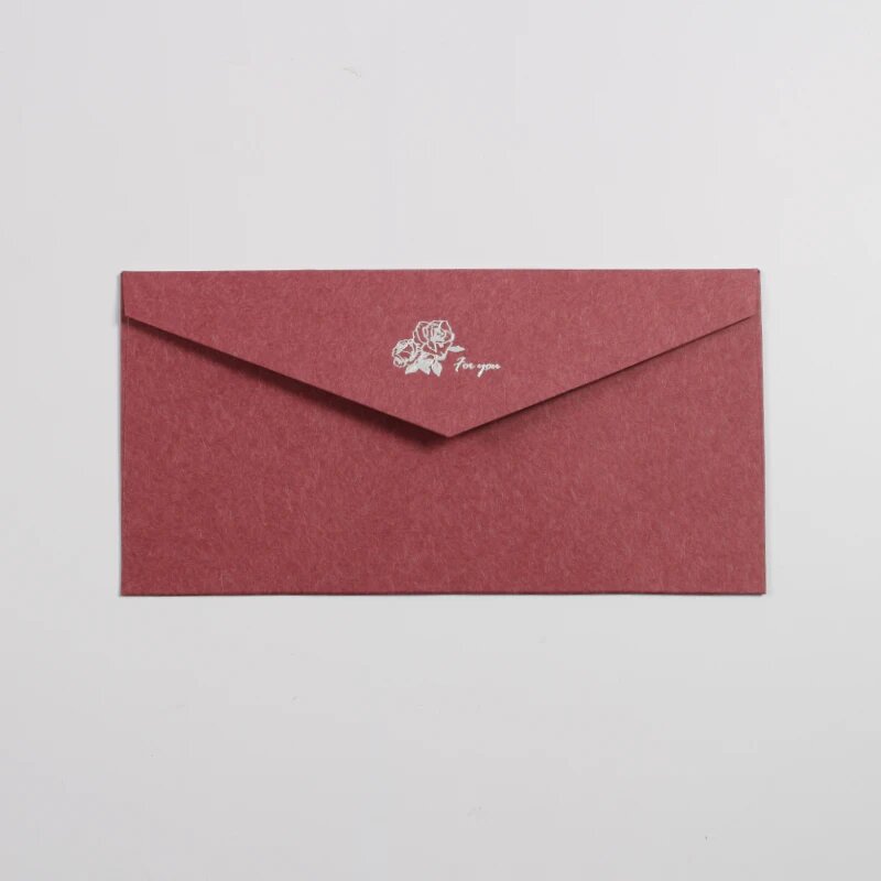 Конверты из крафт-бумаги Samgubo, 5 шт. Бордовый, Red