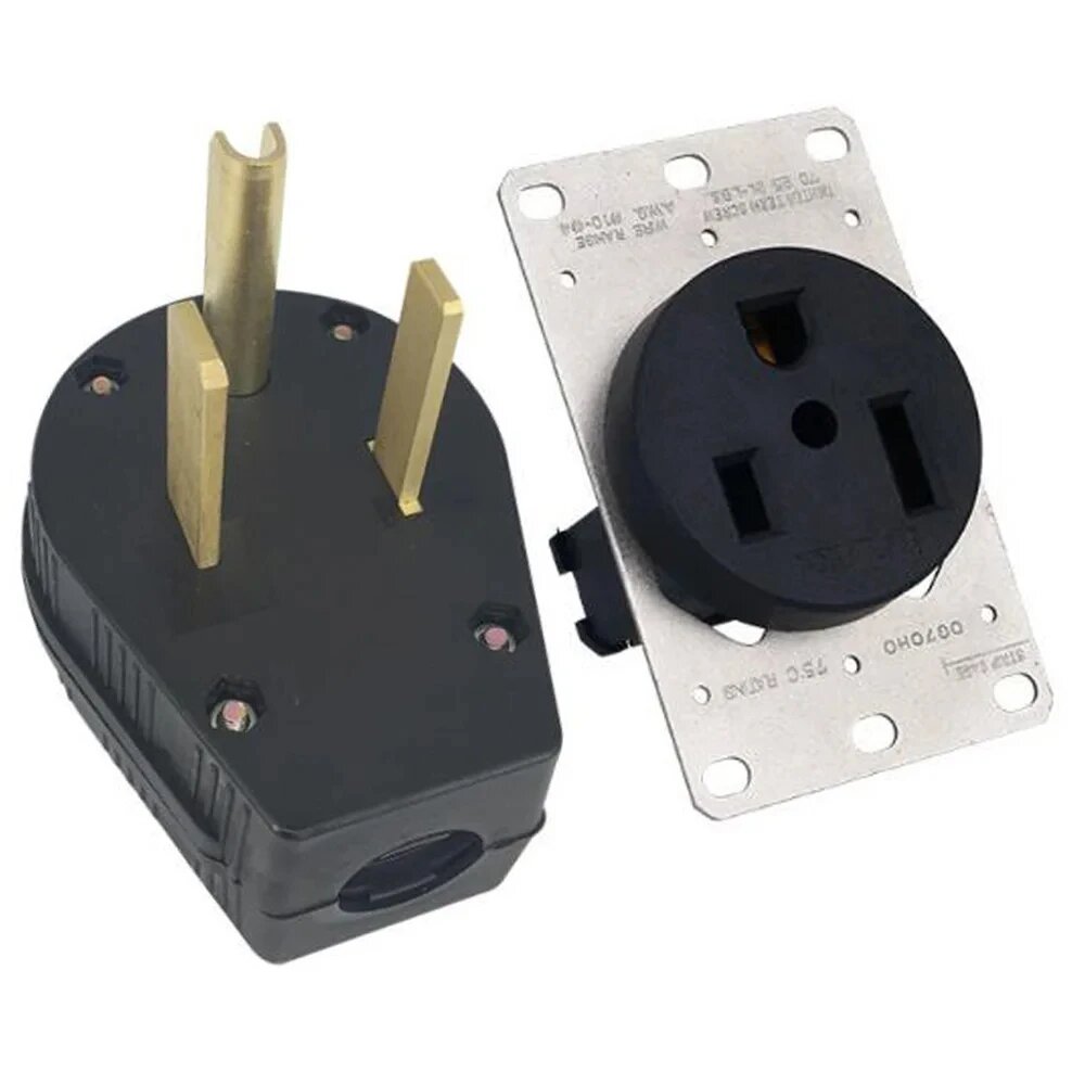 US industry socket plug 30A 50A L10-50R socket — фото 1