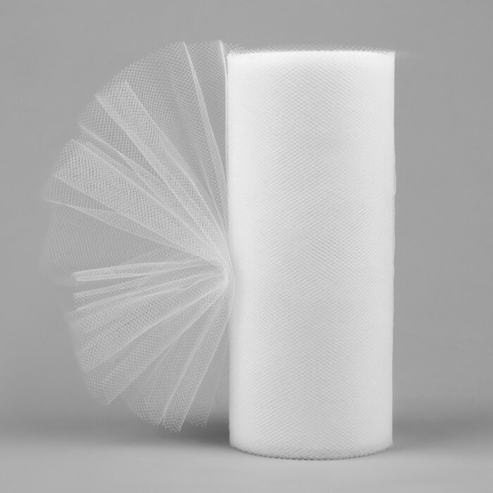 Фатин, 15 см, 23 ± 1 м, 11 ± 1 г/кв. м, цвет белый №1