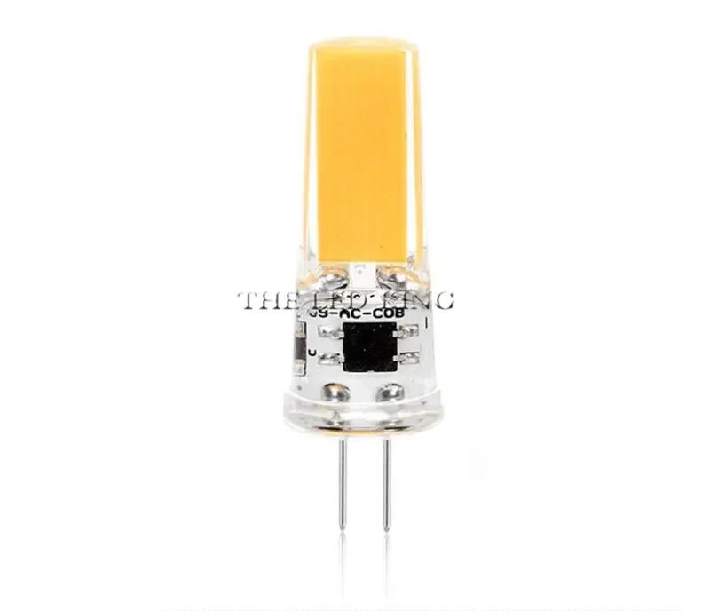Светодиодная лампа G4 COB 12В 9W, Желтый, Теплый белый