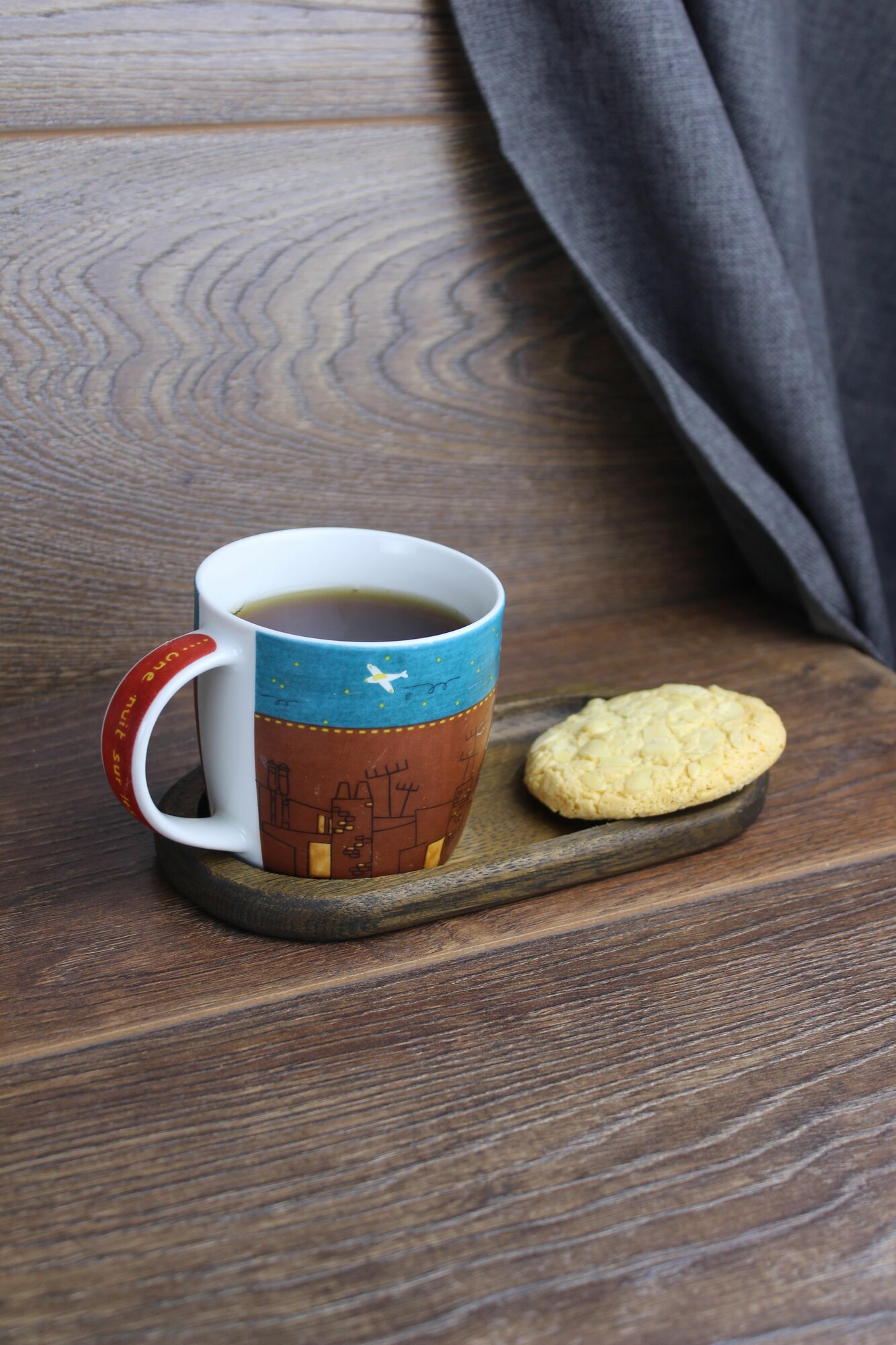 Тарелка для подачи, черный