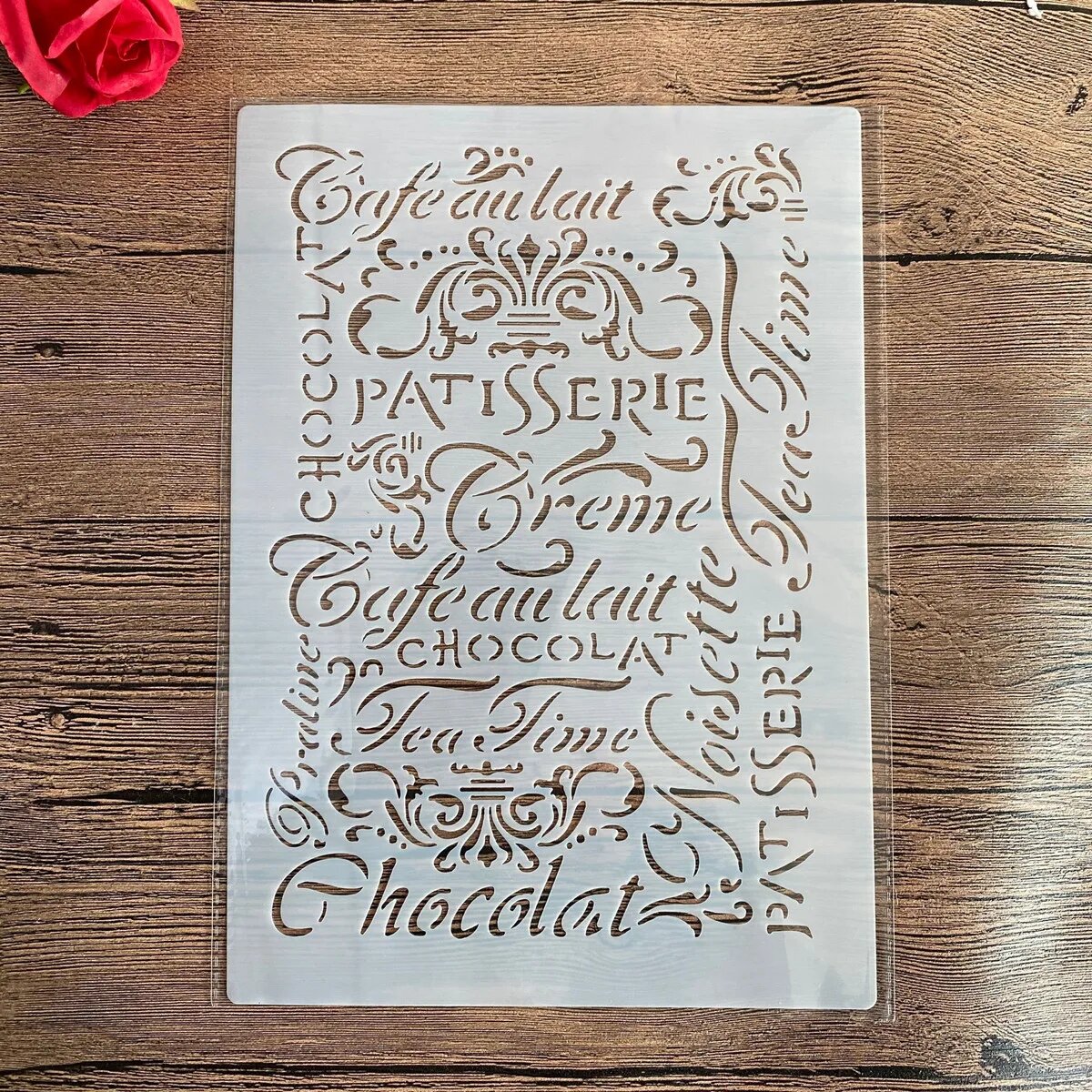 Дизайнерский трафарет формата А4 для настенной живописи, скрапбукинга, штамп, альбом, декоративное тиснение, крафт-бумага, сделай сам, трафареты с буквами и словом