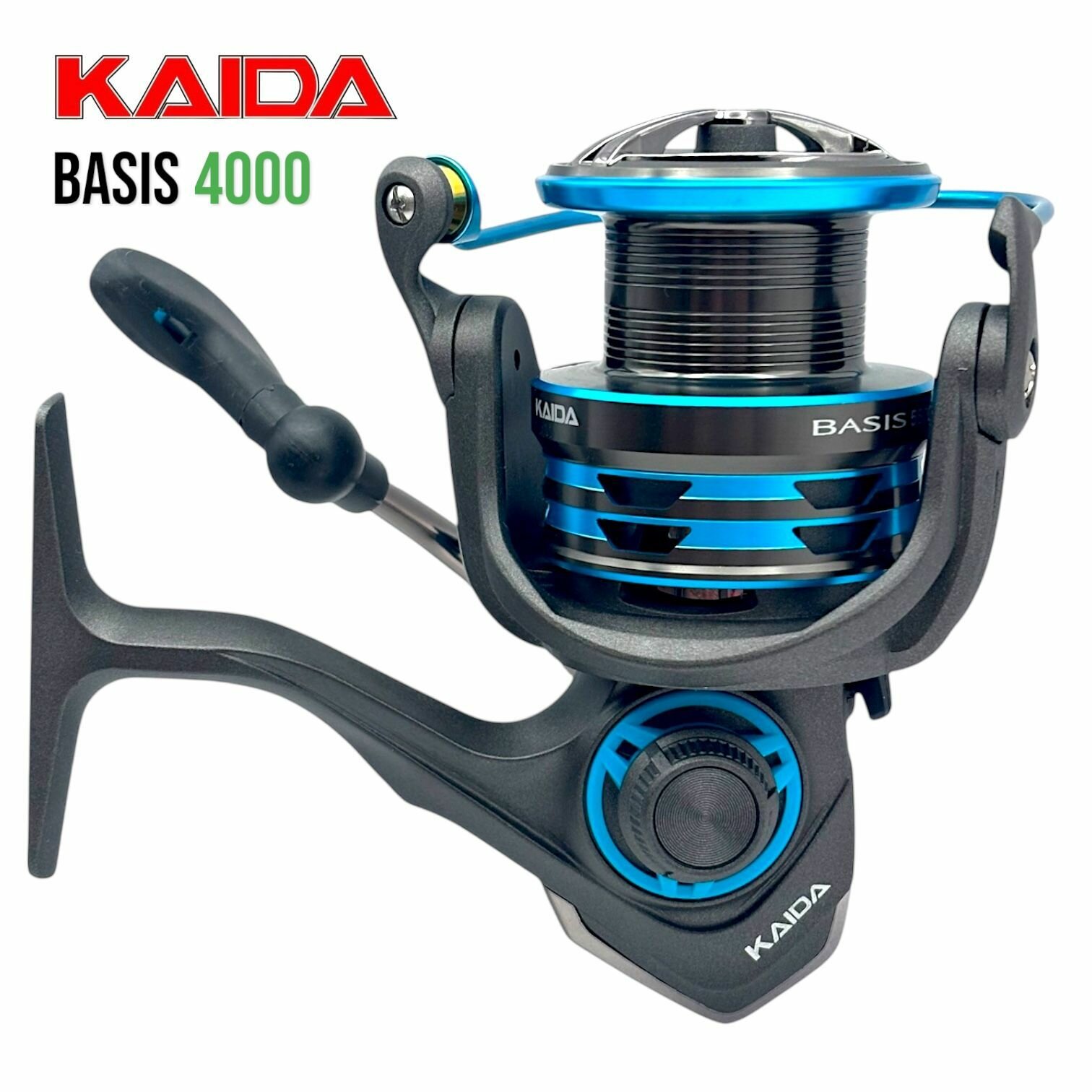 Катушка Kaida Basis 4000 5+1 для рыбалки на спиннинга, кайда