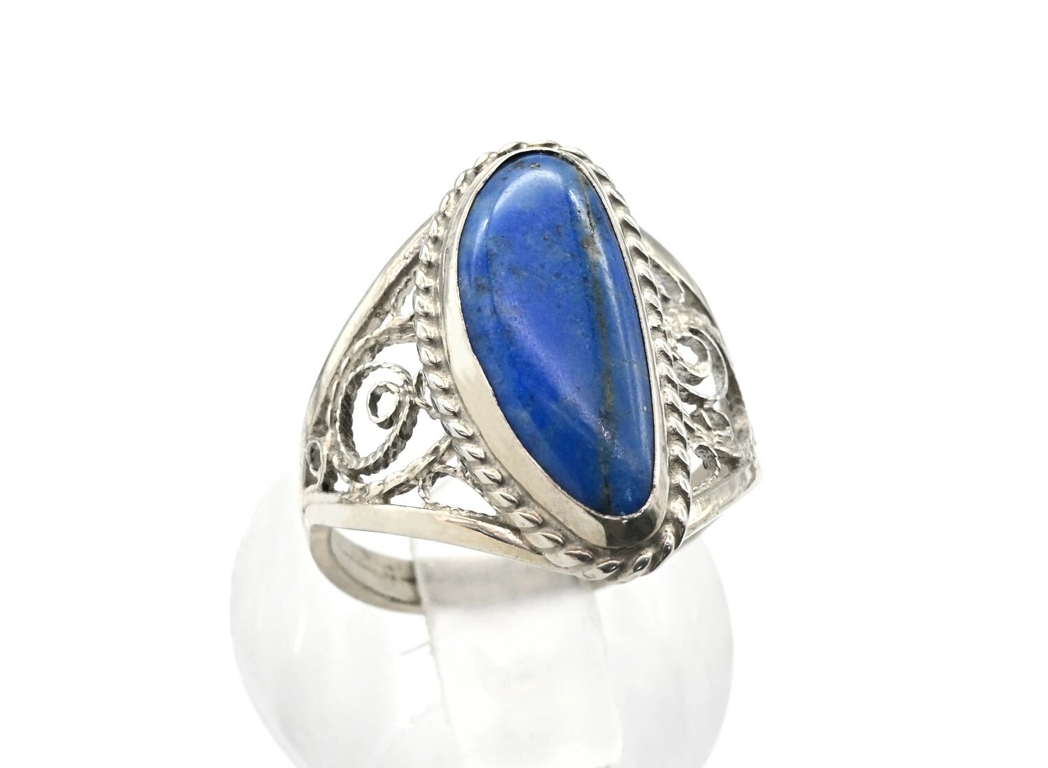 Кольцо, лазурит