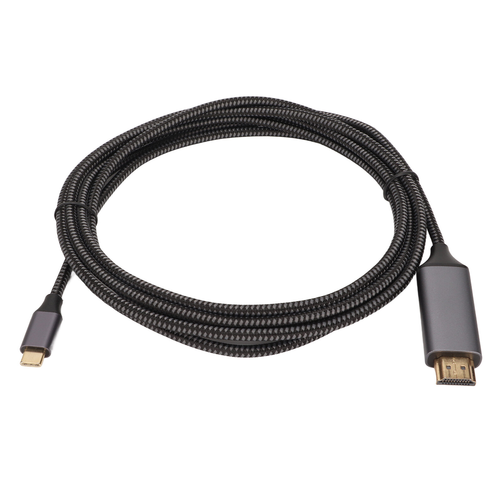 Кабель USB C - HDMI 4K 60 Гц Type C - HD, адаптер мультимедийного интерфейса для Galaxy S22 XPS, 2 м (6,6 футов), высокоскоростная передача видео