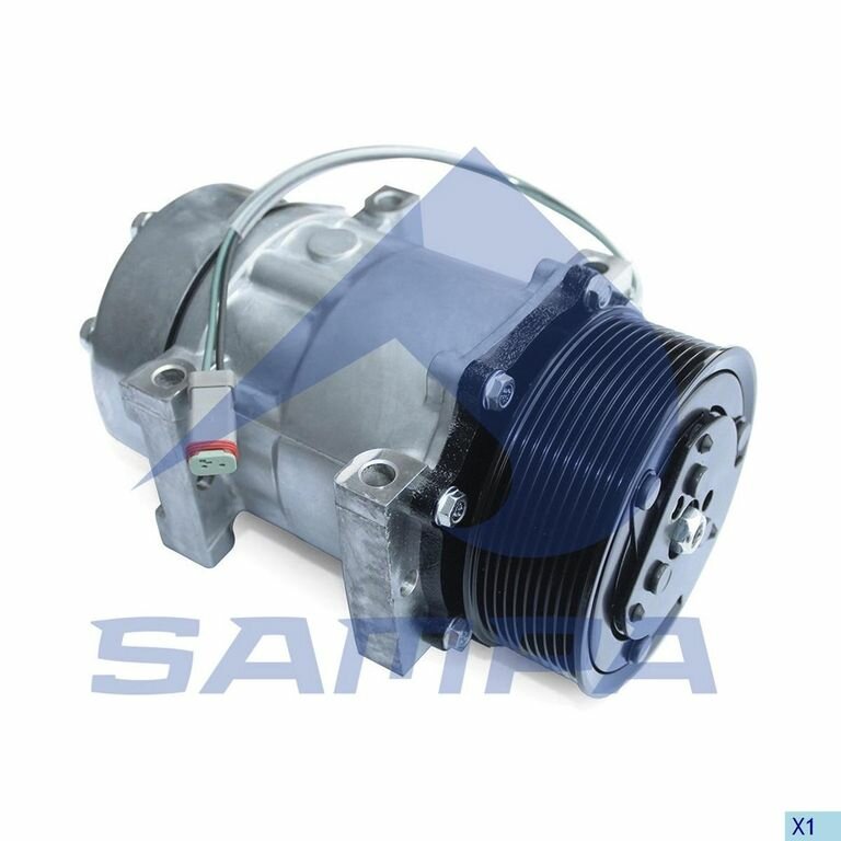 Компрессор кондиционера для Скания арт 044424 SAMPA