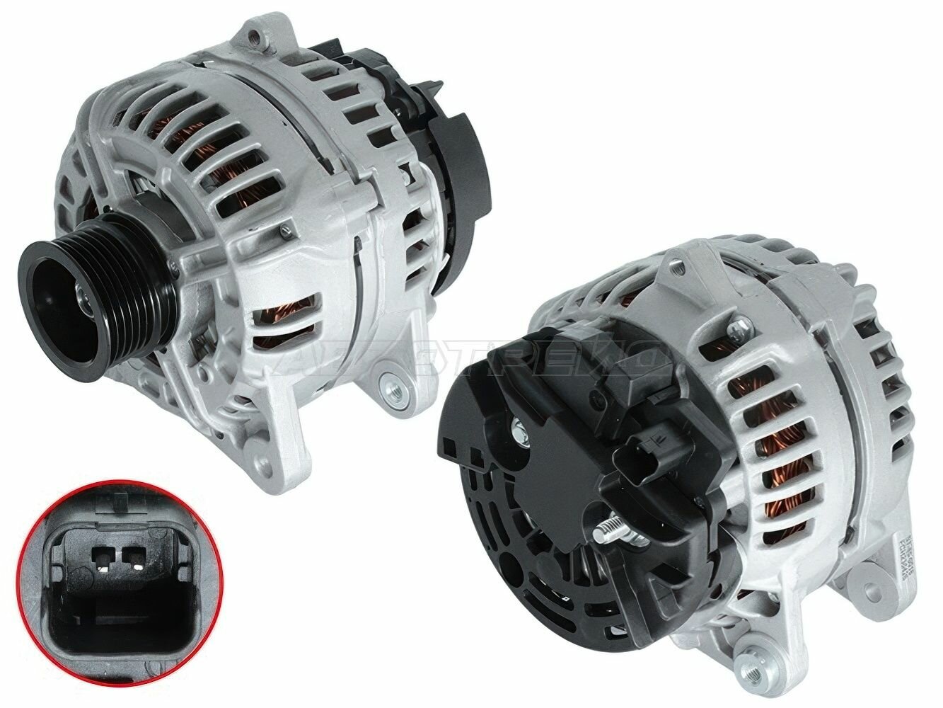 Генератор 12V 150A для Ниссан Альмера, Рено Дастер, Логан, Меган арт ST850016 SAT