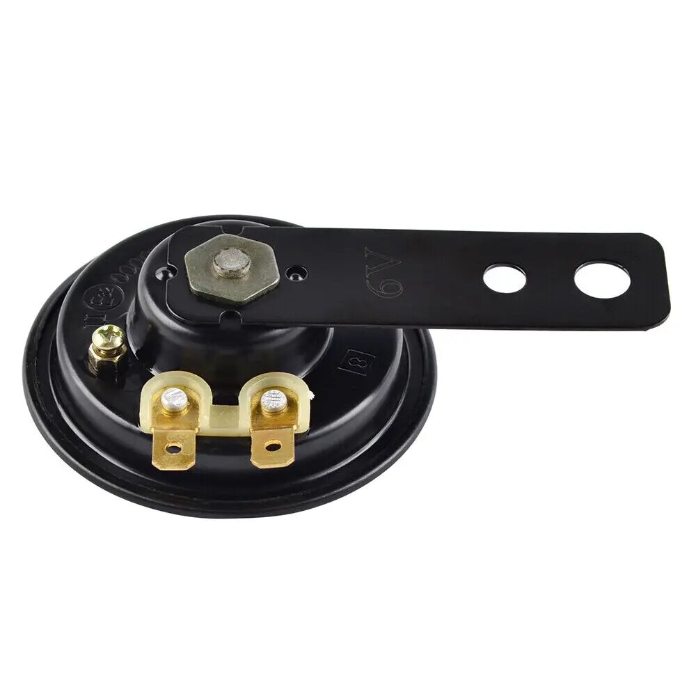 Универсальный мотоциклетный электрический звуковой сигнал, водонепроницаемый круглый громкий динамик 6 В 3A 105 дБ, маленький звуковой сигнал для мотоцикла, громкий звук