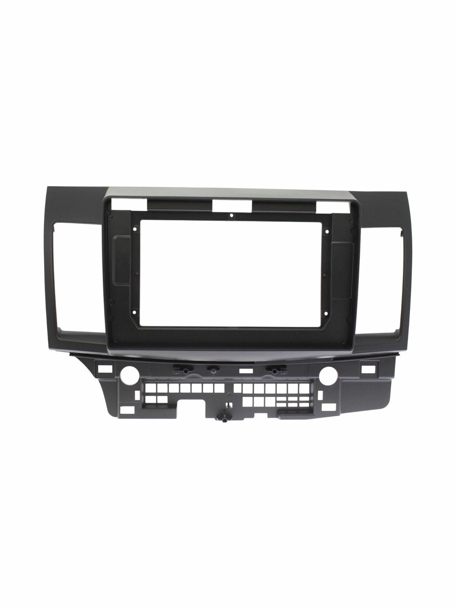 Переходная рамка для Mitsubishi Lancer X 2007-2018, 10 дюймов, черная