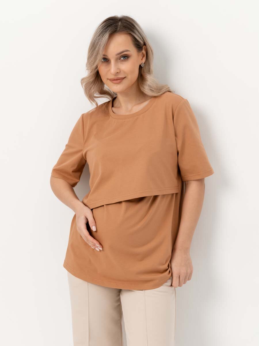 Футболка для кормящих мам