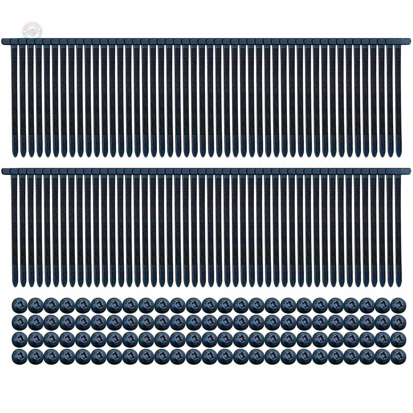 Универсальные нейлоновые стяжки для крепления тросов и панелей кузова, быстрая установка без инструментов, комплект автомобильных застежек для крыльев, обшивки багажника и защитных кожухов