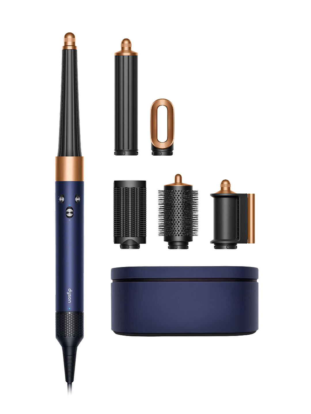 Стайлер Dyson Airwrap HS08 ID Prussian Blue/Rich Copper HK, вращение шнура, 3 режима нагрева（107214-01）