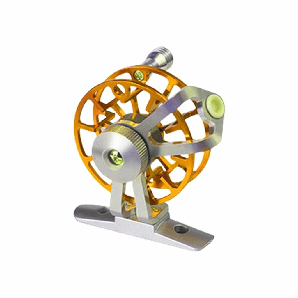 Переднее колесо - цельнометаллическая прялка-золото с основанием-легкая