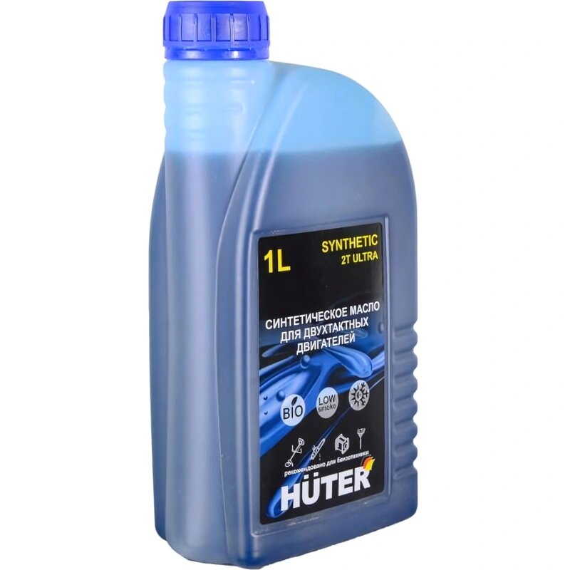 Масло 2Т ULTRA Huter синтетическое для двухтактных двигателей, 1 л 73/8/3/3