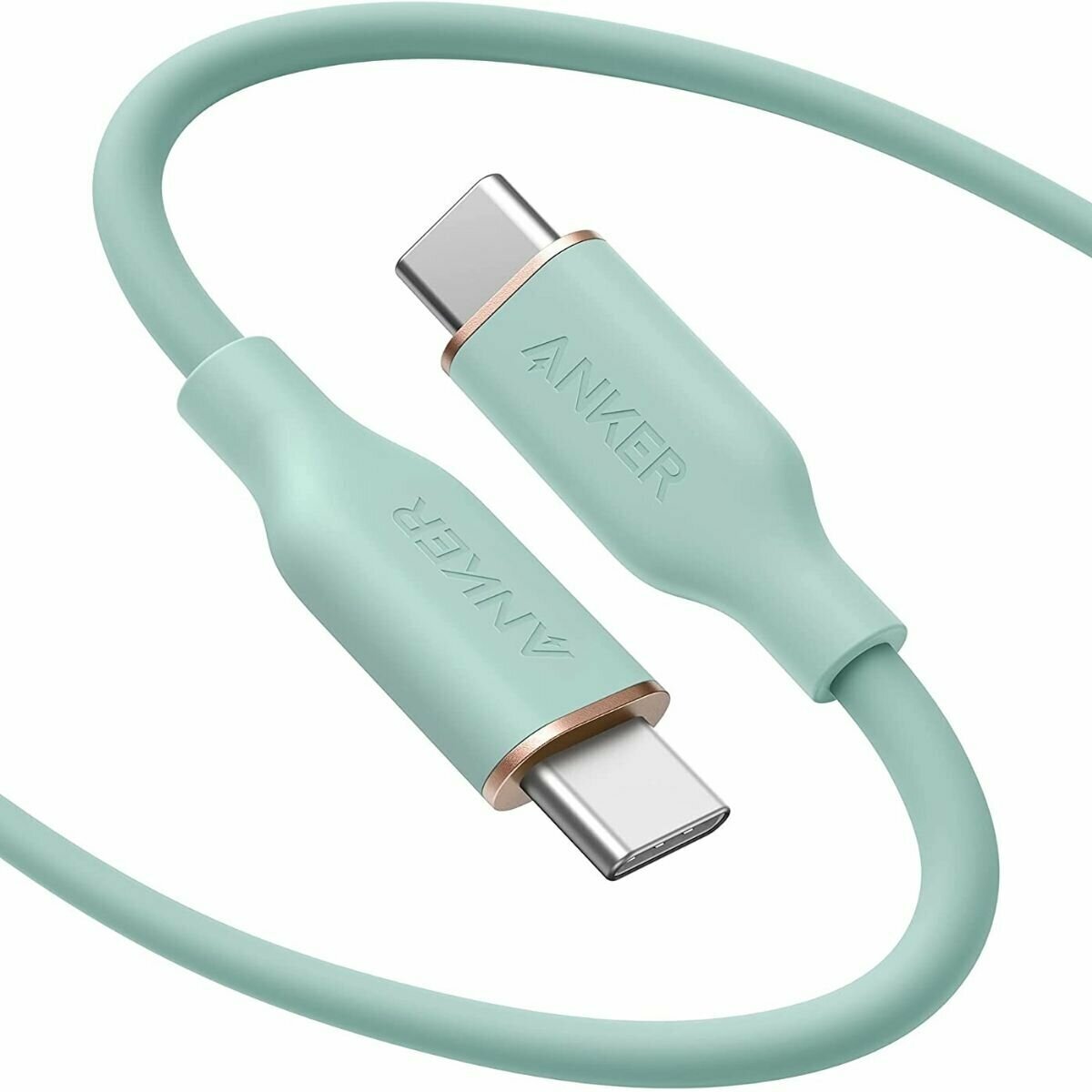 Кабель Anker PowerLine III Flow USB-C to USB-C Cable 240W 1.8m - (Mint Green)