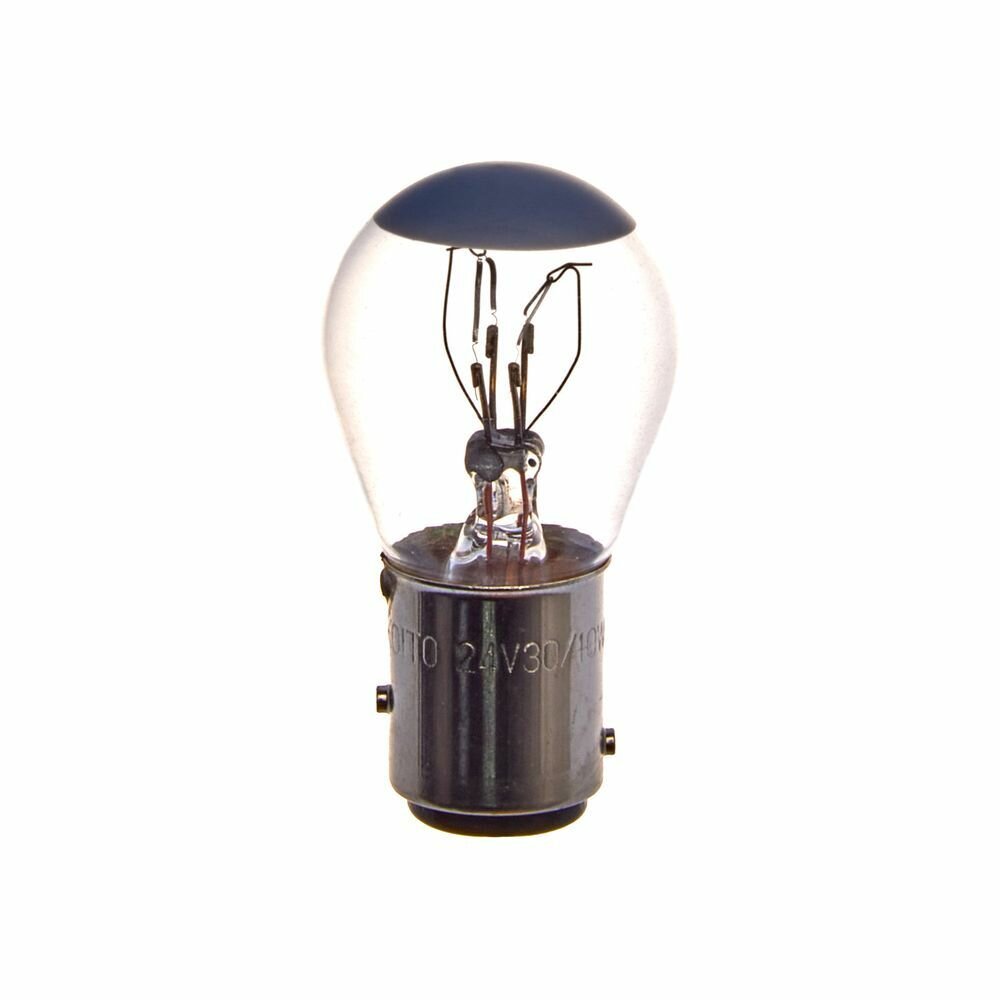Автолампа криптоновая 24V P30/10W S25 BAY15d, 10 шт