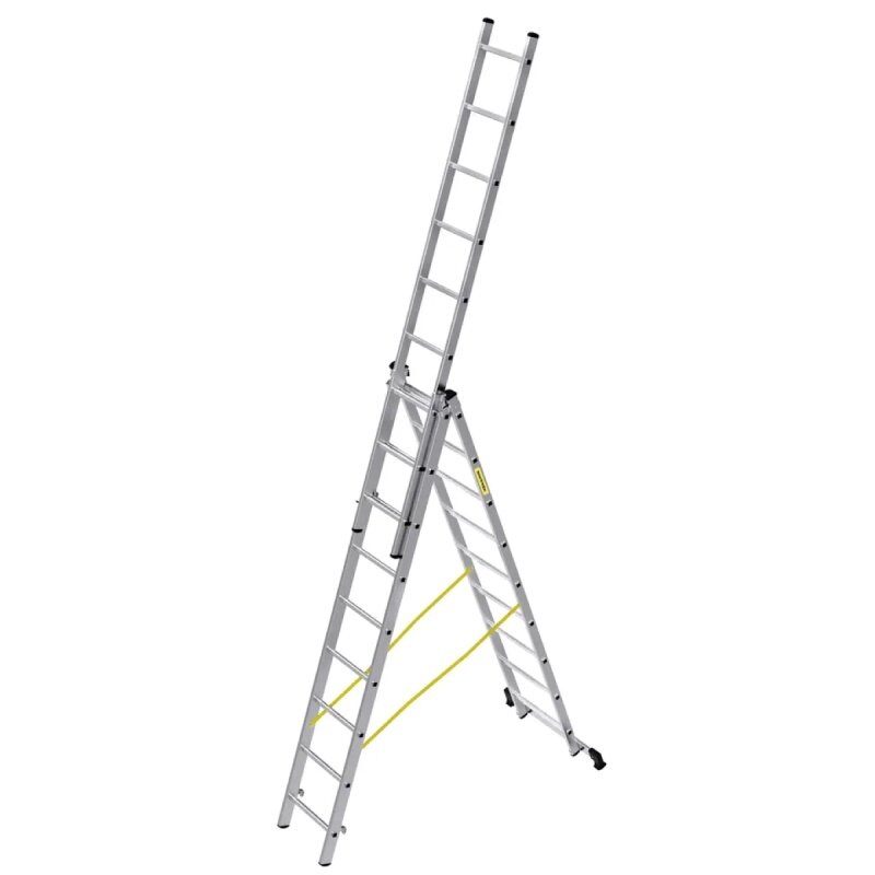 Лестница алюминиевая трехсекционная SNIRREX OL3AA9
