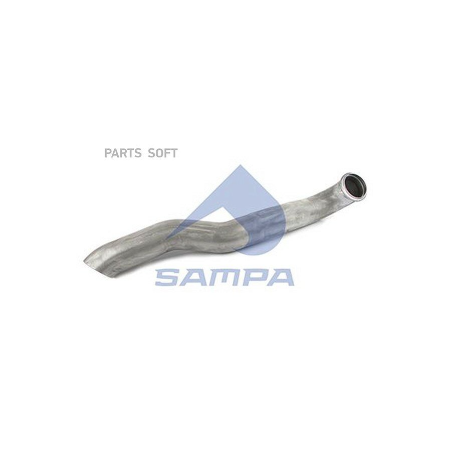 Труба глушителя выхлопная! 4-изг\Volvo FH/FM D9B D11B/C D13A/C D16E/G от официального дистрибьютора, SAMPA, артикул 032078