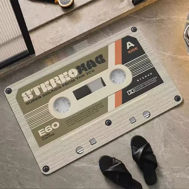 Придверный коврик в стиле ретро, декор для дома, коврик для кухни, прихожей, балкона, противоскользящий коврик для ванной, украшение для спальни.