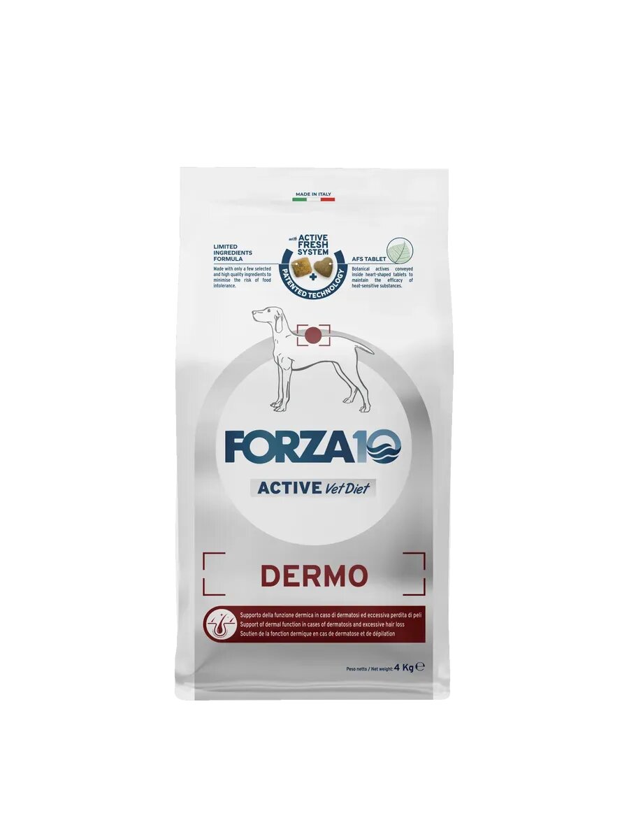 Корм для собак всех пород с патологиями кожного покрова 4кг