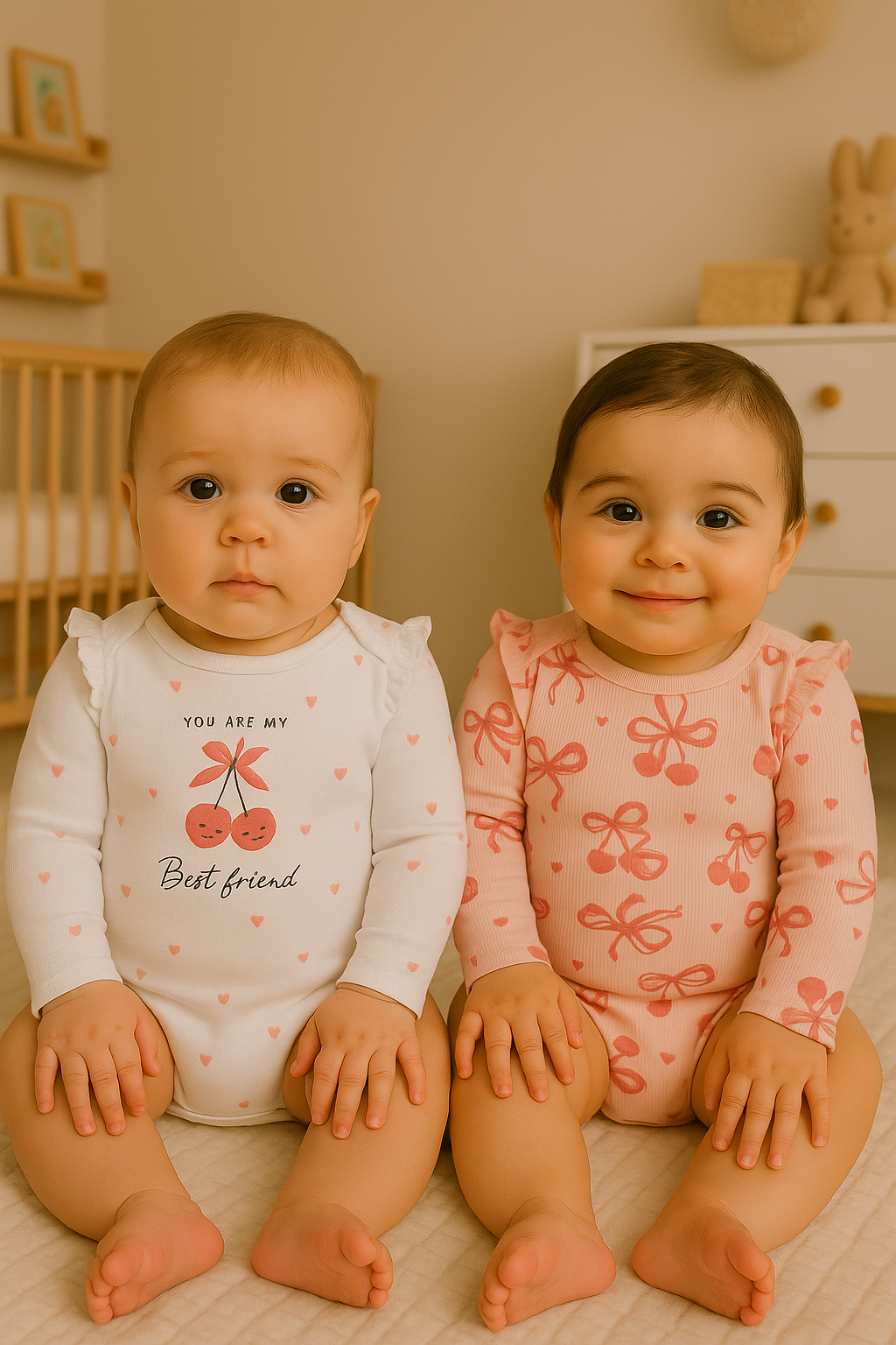 Боди для малышей, комплект из 2 шт.