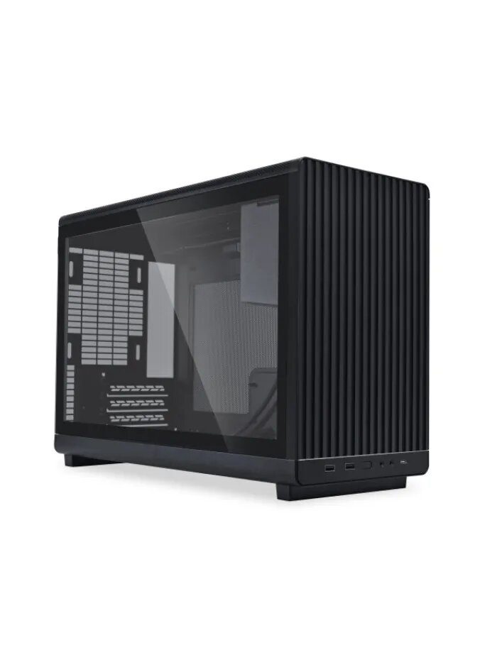 Корпус для ПК Lian Li A3-mATX TG Black черный, Mini Tower без блока питания
