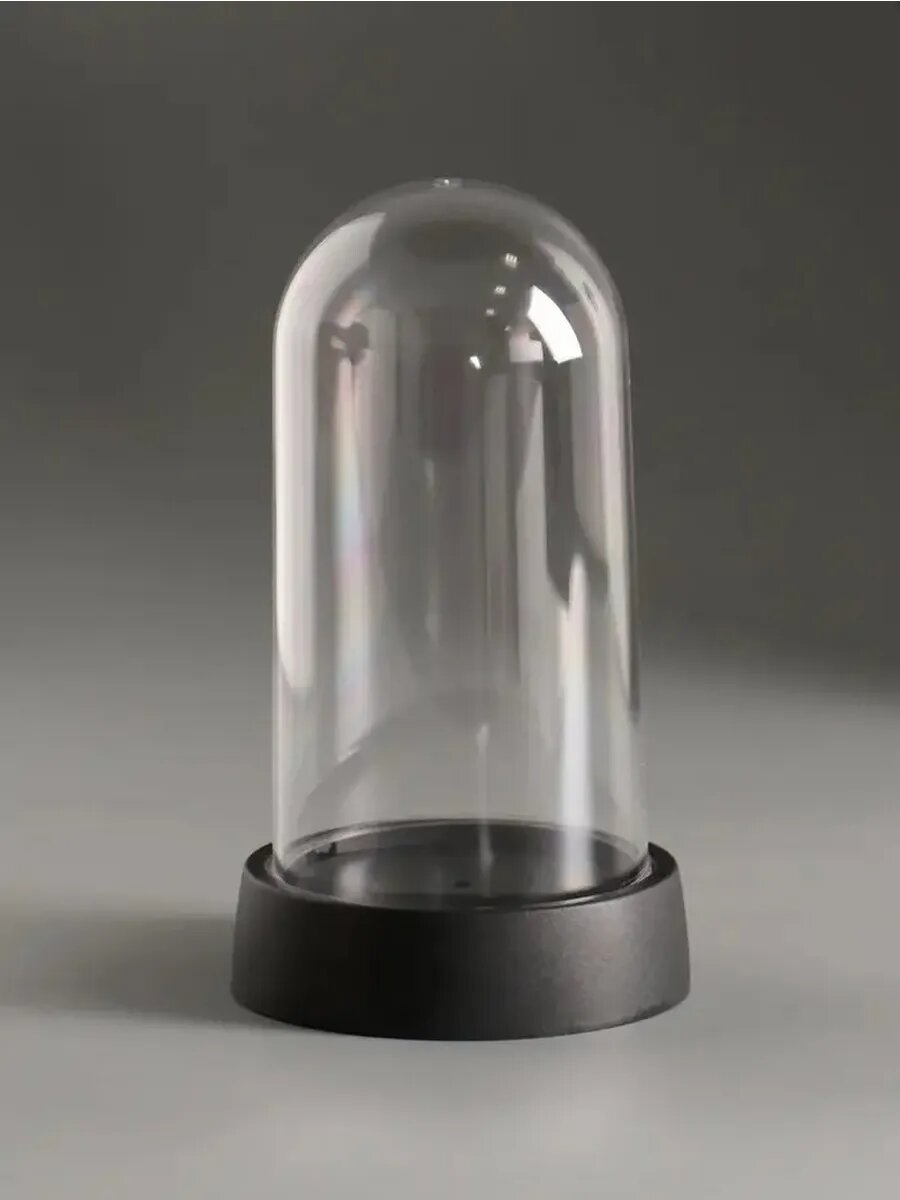 Элегантный пластиковый купол-клош для презентаций