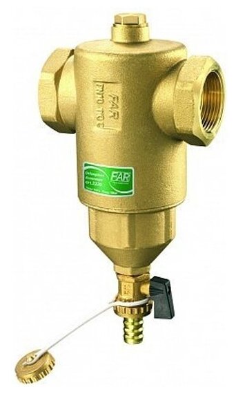 Грязеуловитель Far 2", сливн. кран, отверст.1/2"