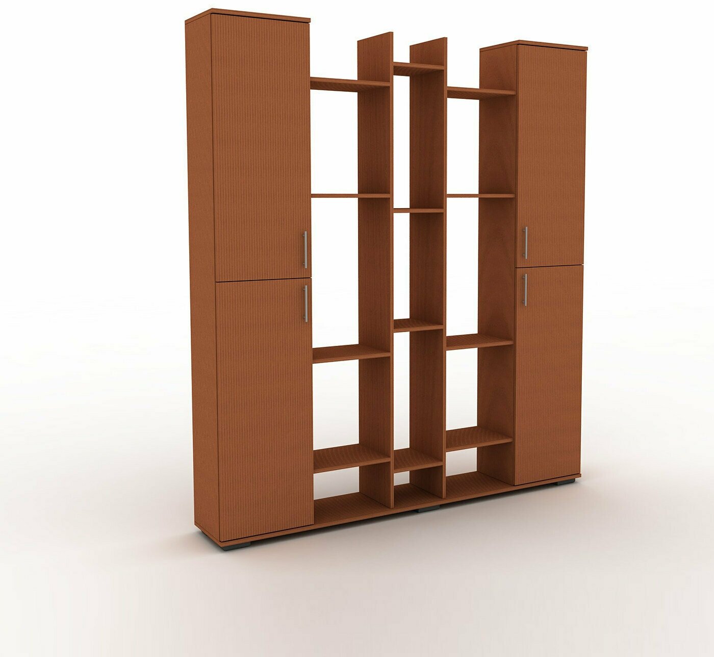 Стеллаж Турп-201f орех италия классический для гостиной и спальни