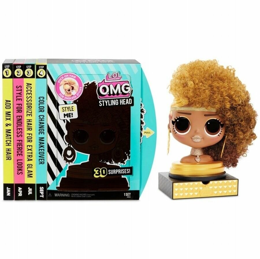 L.O.L Surprise! O.M.G Styling Head Royal Bee - Голова манекен ЛОЛ Сюрприз для причесок