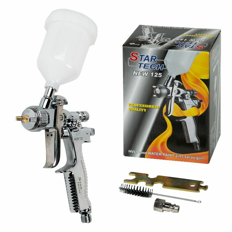 Краскопульт NEW-125 сопло 0,8 StartTech
