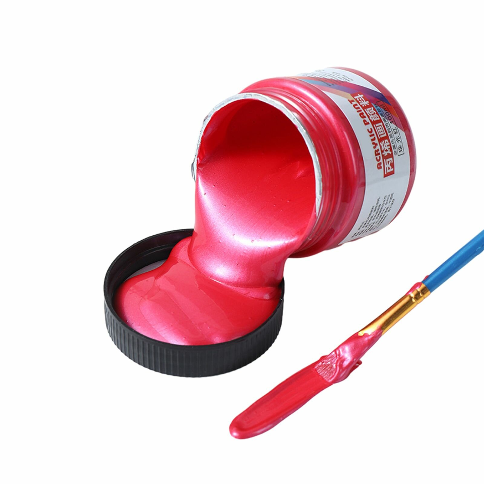 100 мл металлической акриловой краски богатые пигменты не затухающие токсичные водонепроницаемые