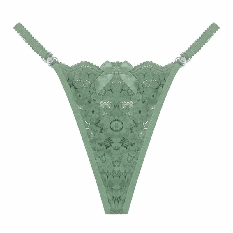 Женские стринги с бантом