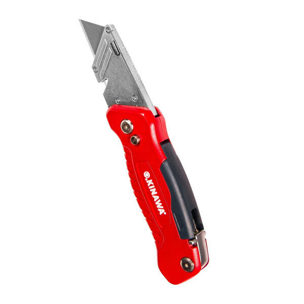 Нож складной c трапециевидным лезвием и отверткой Okinawa Snap Plus 2408