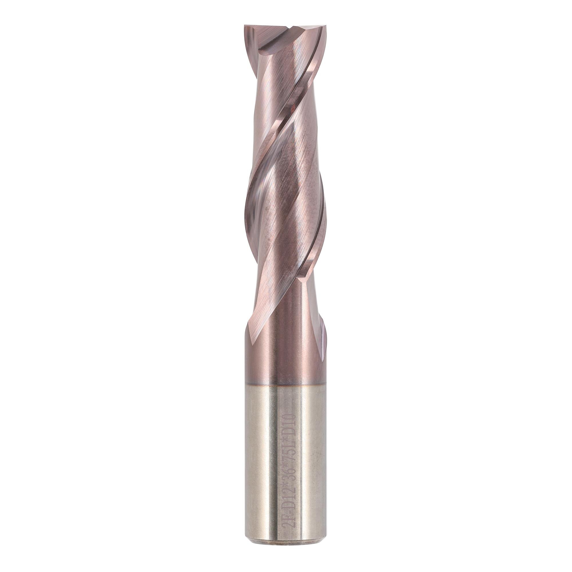 Фреза твердосплавная по металлу H-Tools 12x75/36мм d12 2z 55HRC P20 TiALN 19989-120