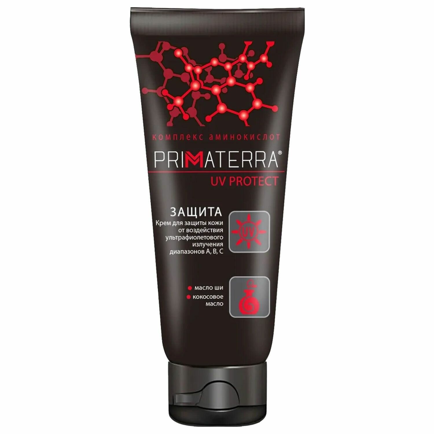 Защитный крем Primaterra "UV Protect", от УФ-излучения диапазонов А, В, С, универсальный, 100 мл