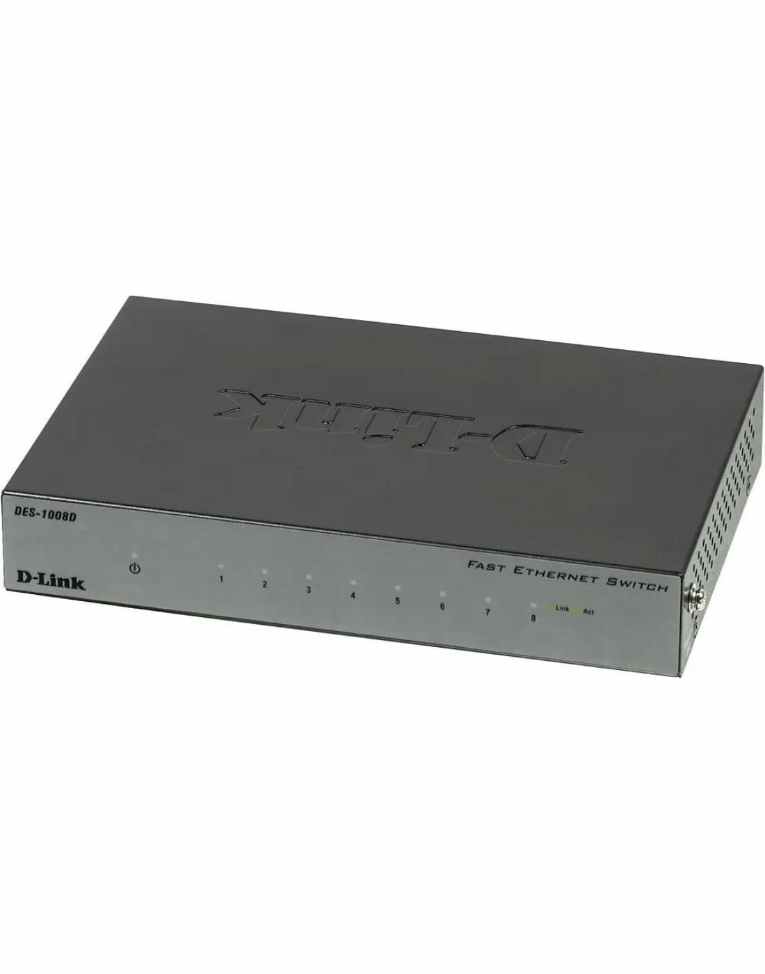 Неуправляемый коммутатор D-Link DES-1008D/L2B с 8 портами
