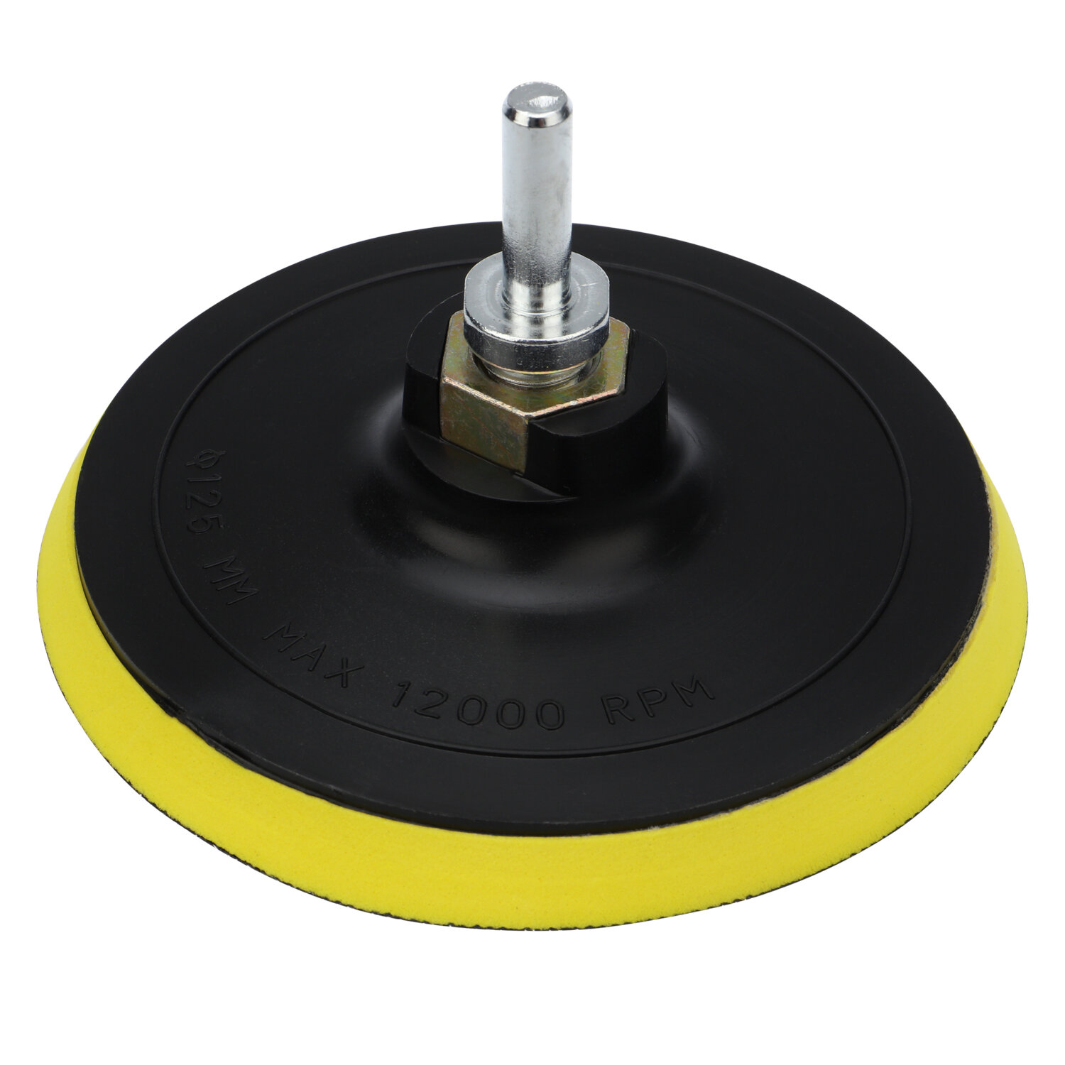 Опорная тарелка насадка KRANZ для дрели и УШМ 125 мм с липучкой и адаптером