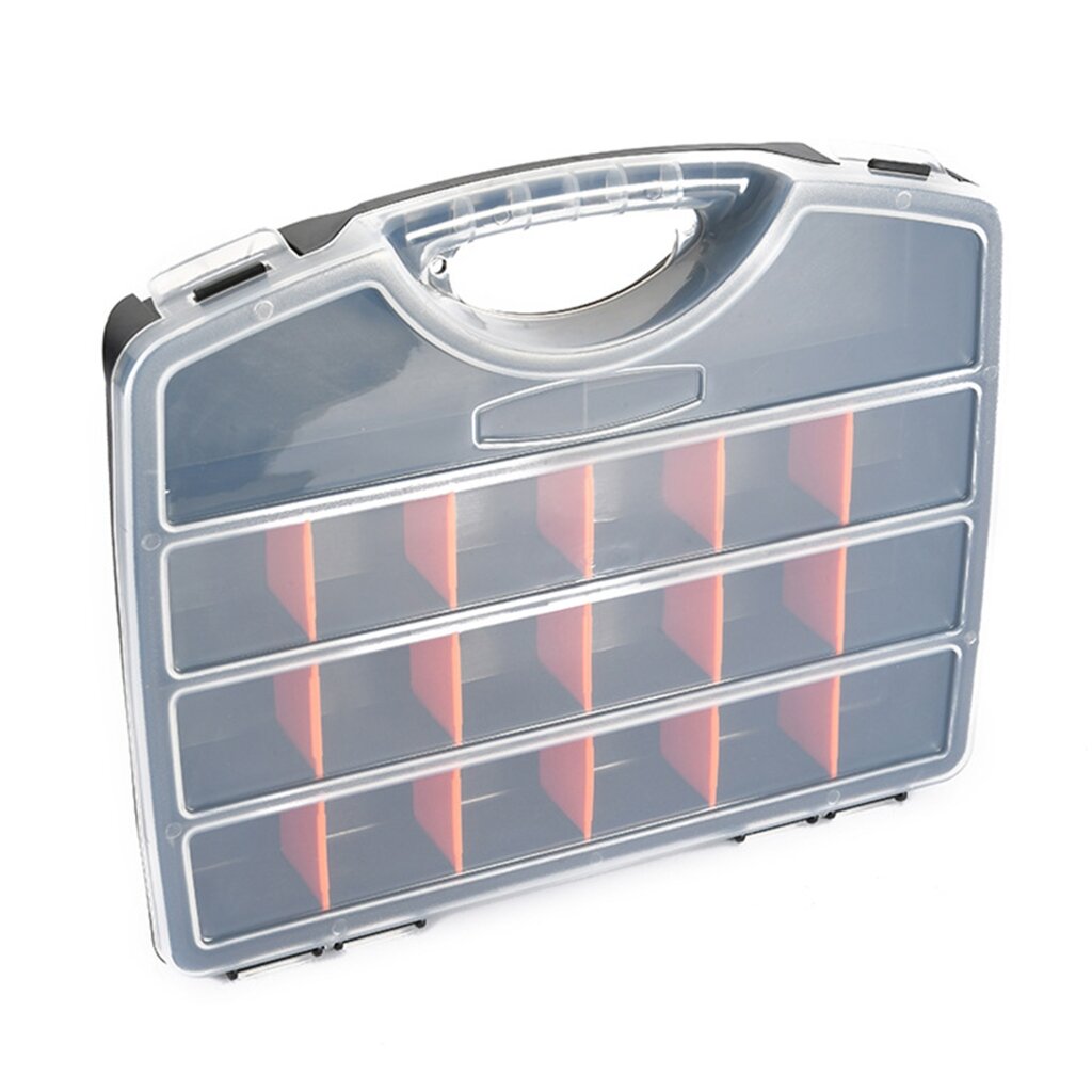Пластиковая Коробка Для Хранения Деталей Инструмента Винтовая Коробка Классификация Инструментов Электронное Сверло Аксессуары Утолщенная Решетчатая Коробка