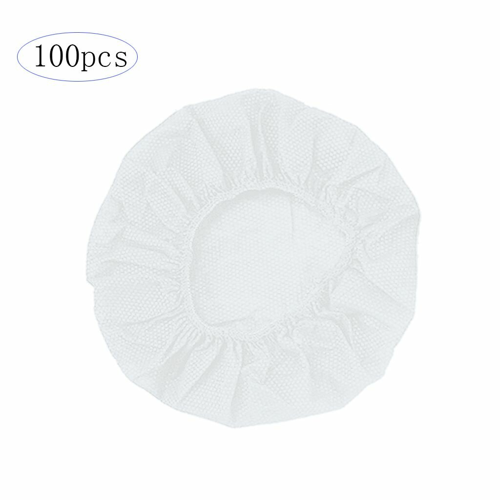 Одноразовые накладки для наушников - белые, 1 упаковка 100 шт.